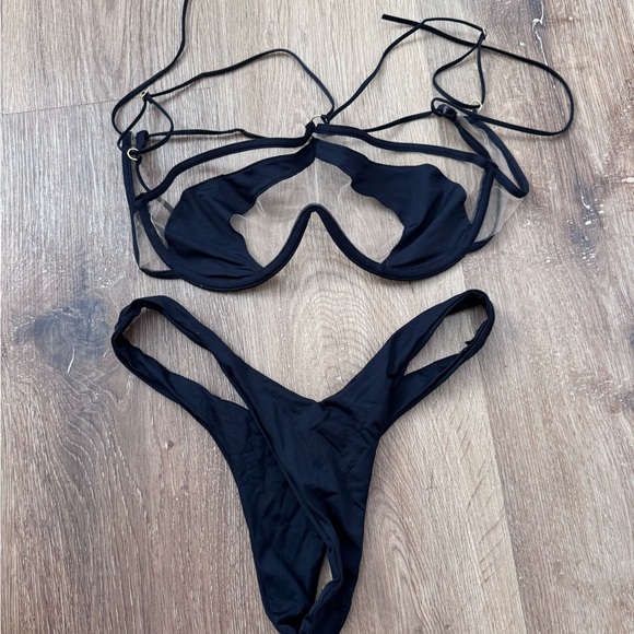 God Save Queens | Swim | God Save Queens Small Black Bikini Set | Poshmark